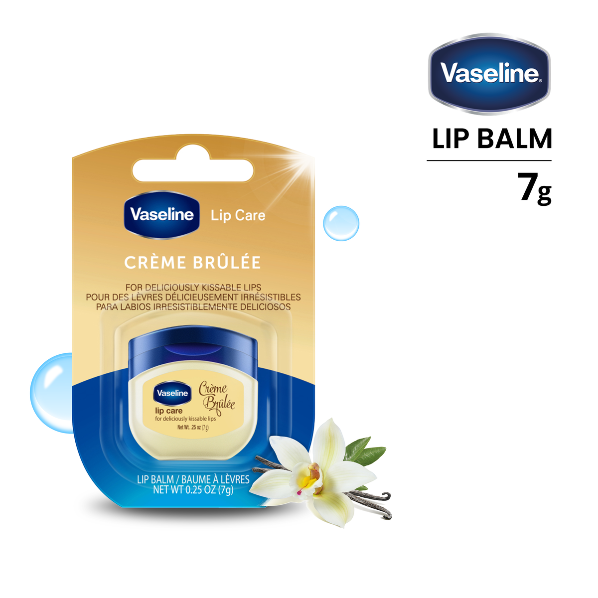 Vaseline Lip Care CRÈME BRÛLÉE 7g – The Good Cart SG