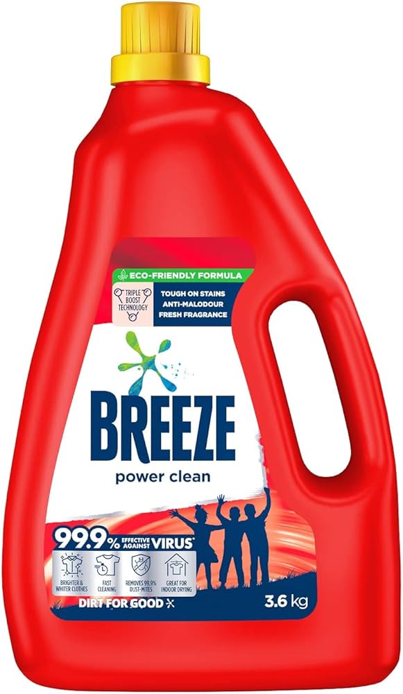 Breeze Power Clean Liquid Detergent 3.6kg – The Good Cart SG