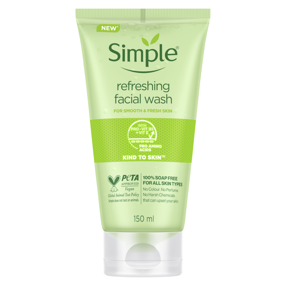 Simple Kind To Skin Refreshing Facial Wash 150ml – The Good Cart SG