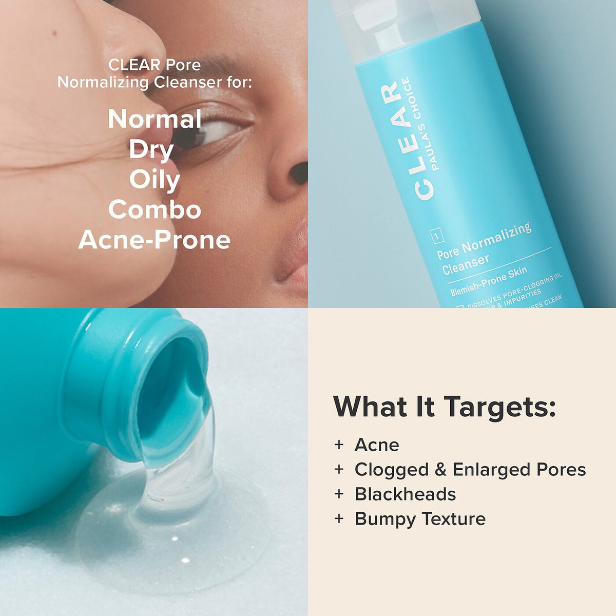 Paulas Choice Pore Normalizing Cleanser 30ml The Good Cart Sg