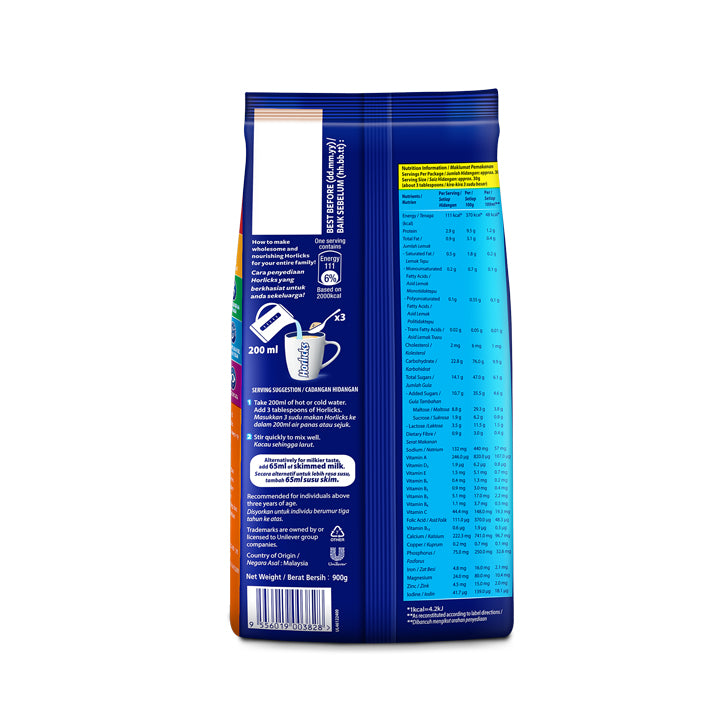 Horlicks Original Refill 900g – The Good Cart SG