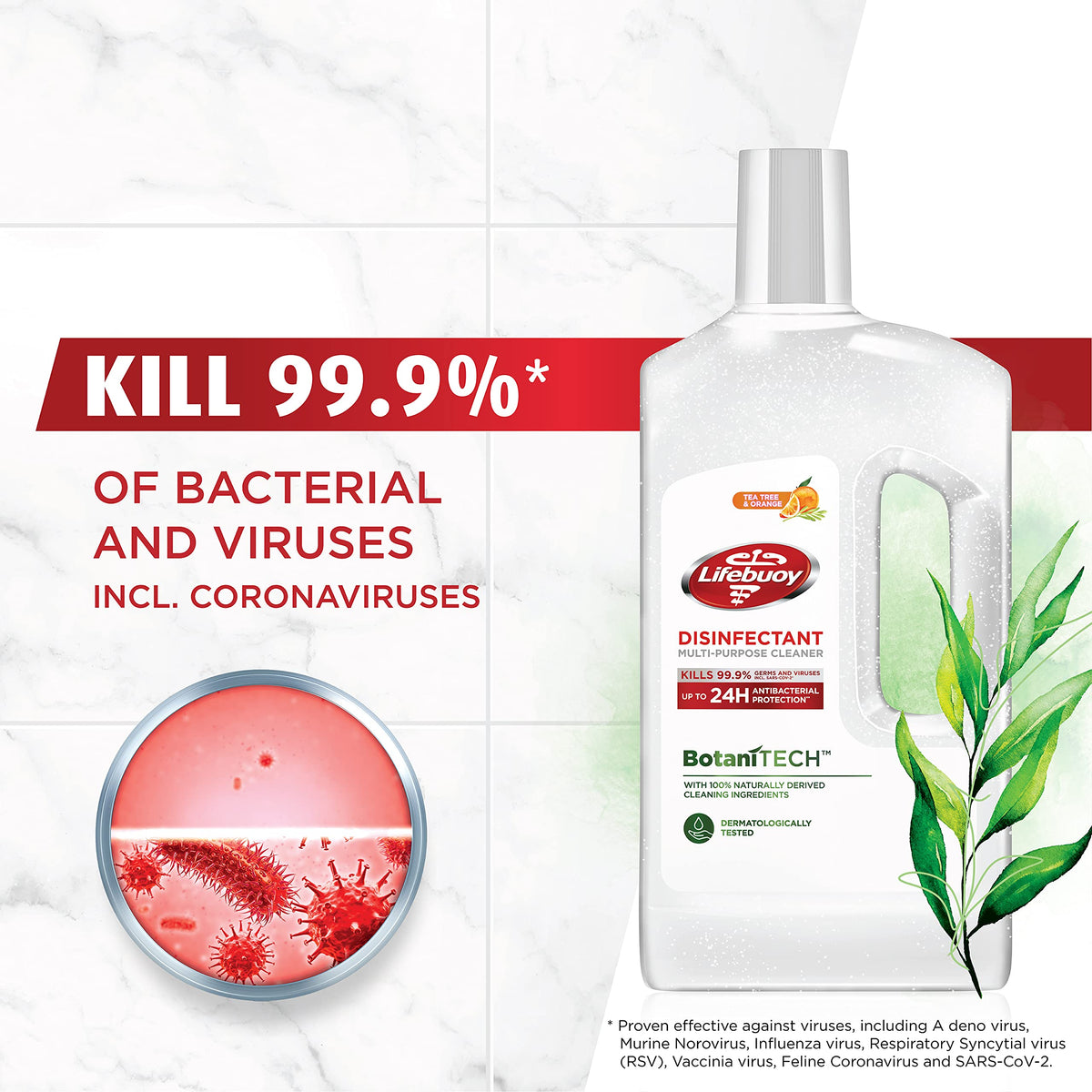 Lifebuoy Botanitech Eucalyptus & Lavender Multi-Purpose Cleaner 1000ml ...