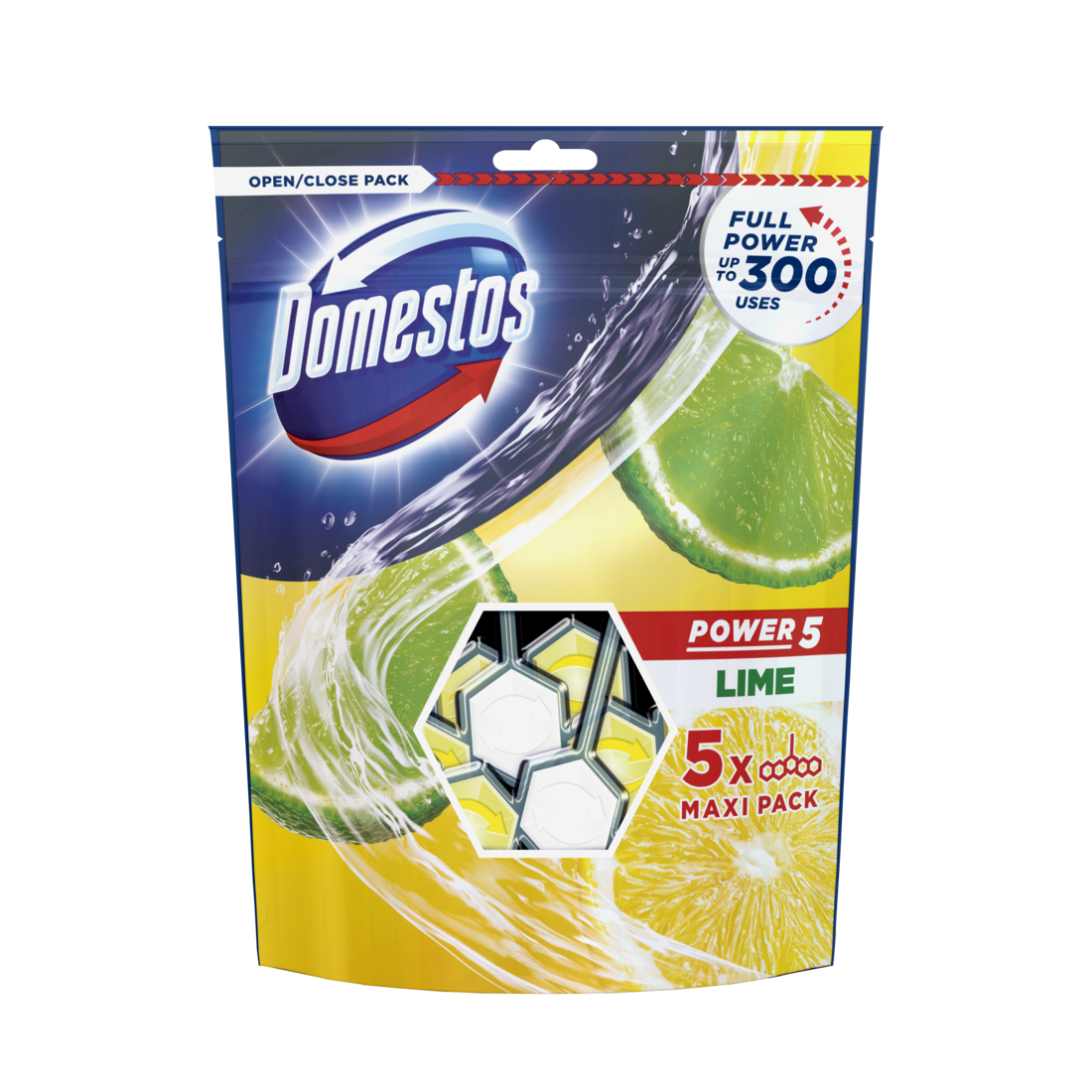 Domestos Power 5 Lime Rimblock 55G – The Good Cart SG