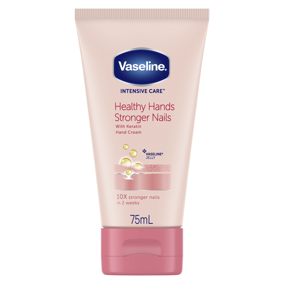 Vaseline Intensive Care Healthy Hands & Stronger Nails Hand Cream 75ml ...