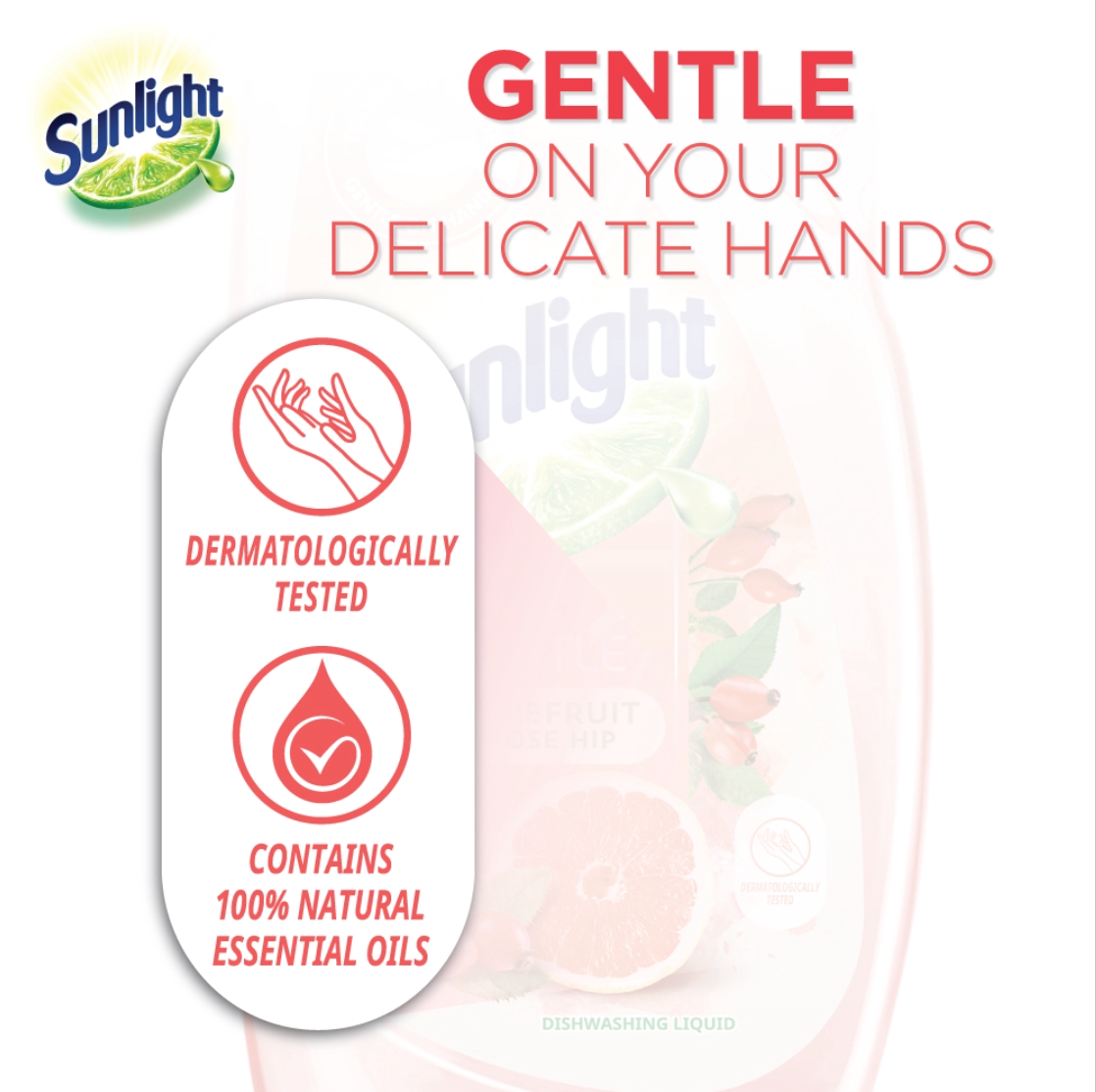 Sunlight Dishwashing Liquid (Gentle), 800ml – The Good Cart SG
