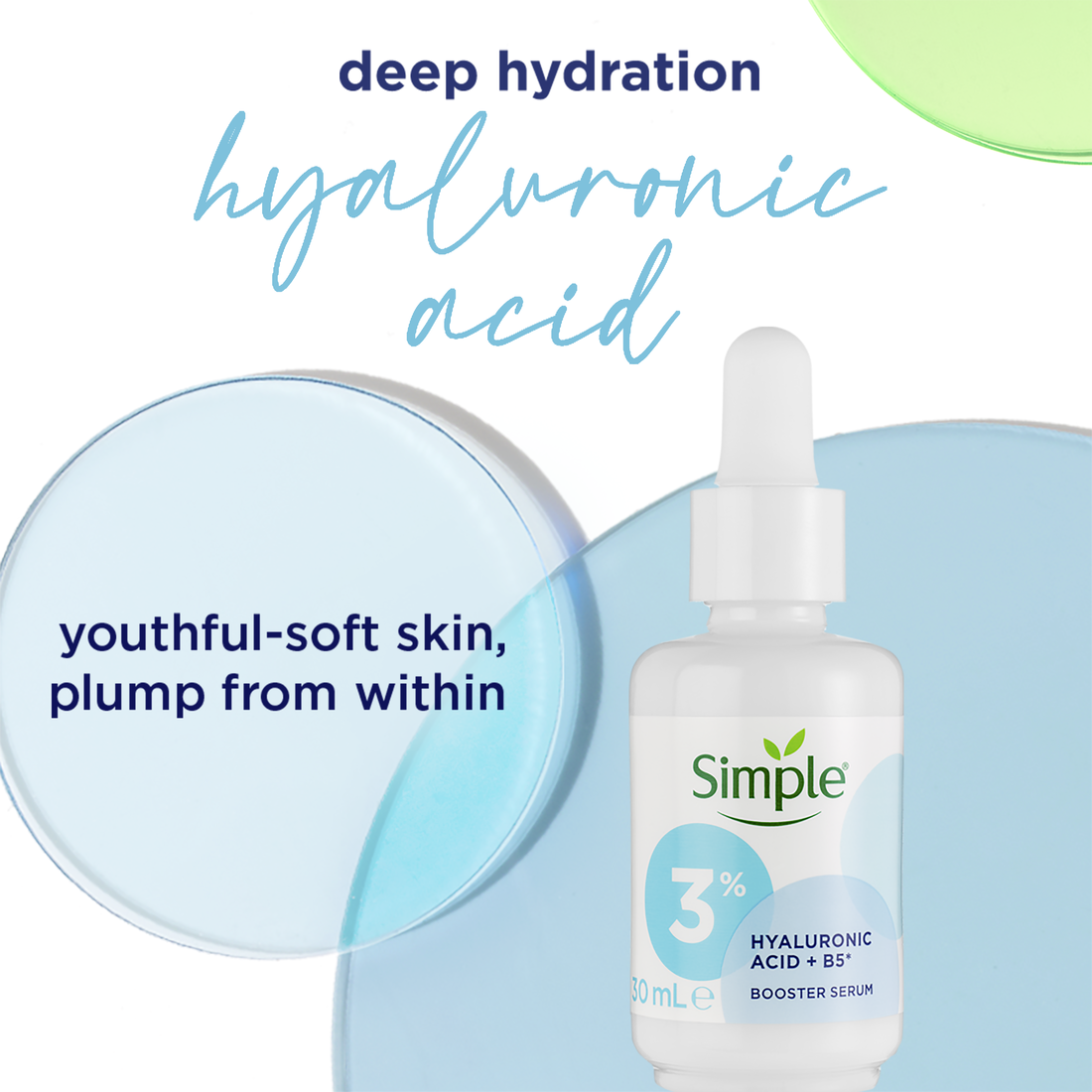 Simple Booster Serum 3% Hyaluronic Acid and B5 – The Good Cart SG