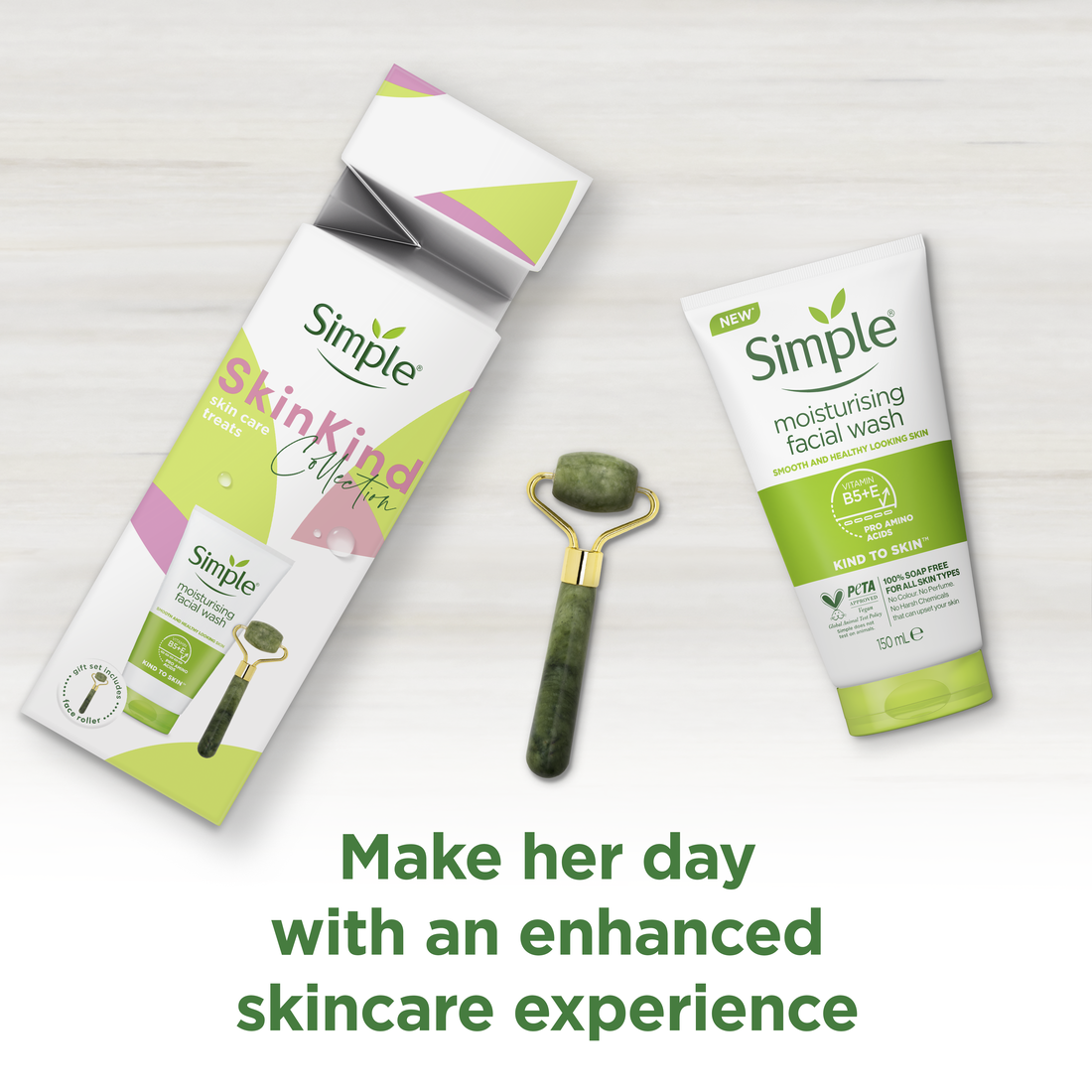 Simple Skin Kind Face Wash & Roller Gift Set – The Good Cart SG