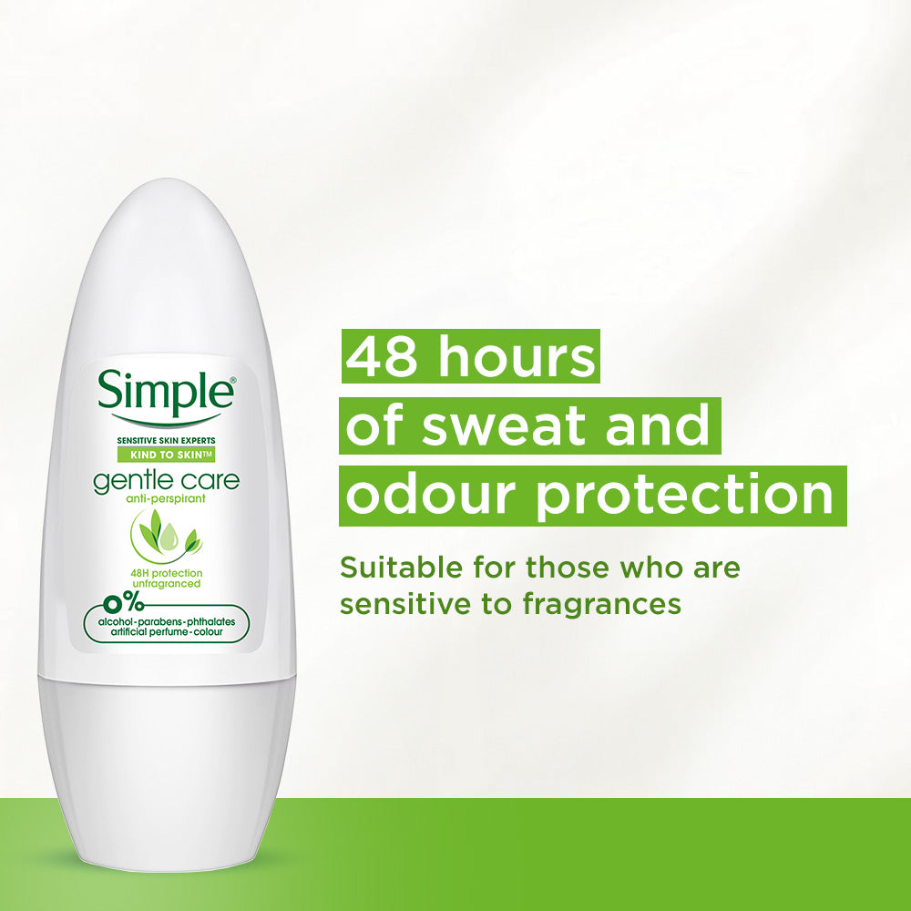 SIMPLE ROLL-ON DEODORANT GENTLE ANTI-PESPIRANT 45ML – The Good Cart SG