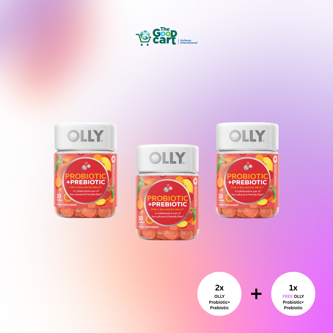 Buy 2 Get 1 Free Olly Probiotic + Prebiotic – The Good Cart SG