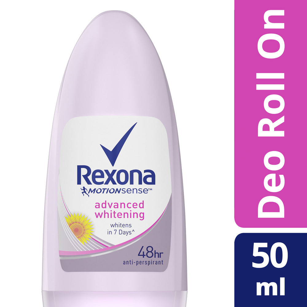 Rexona Deodorant Roll On Advanced Whitening For Women 50ml – The Good ...
