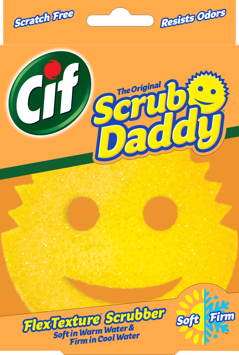 Cif Scrub Daddy Kitchen Sponge, Original Yellow Sponge – The Good Cart SG