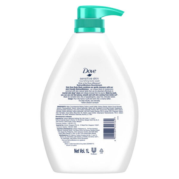 Dove Shower Sensitive Body Wash 1L – The Good Cart SG